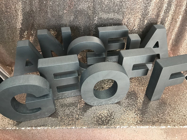 3D Styrofoam Black Lettershop Signfoam Numberspersonalized | Etsy