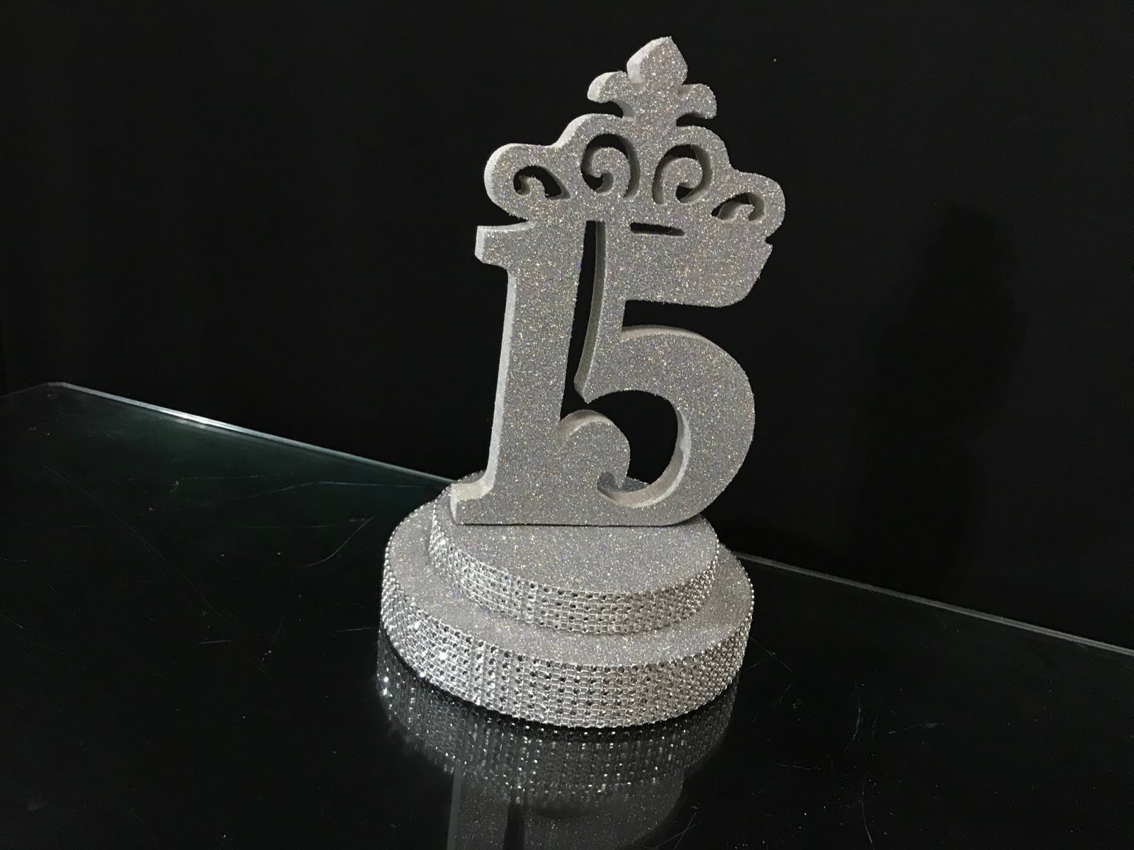 Centerpiece Number 15 on Stand central Decor Fifteencentral - Etsy Canada