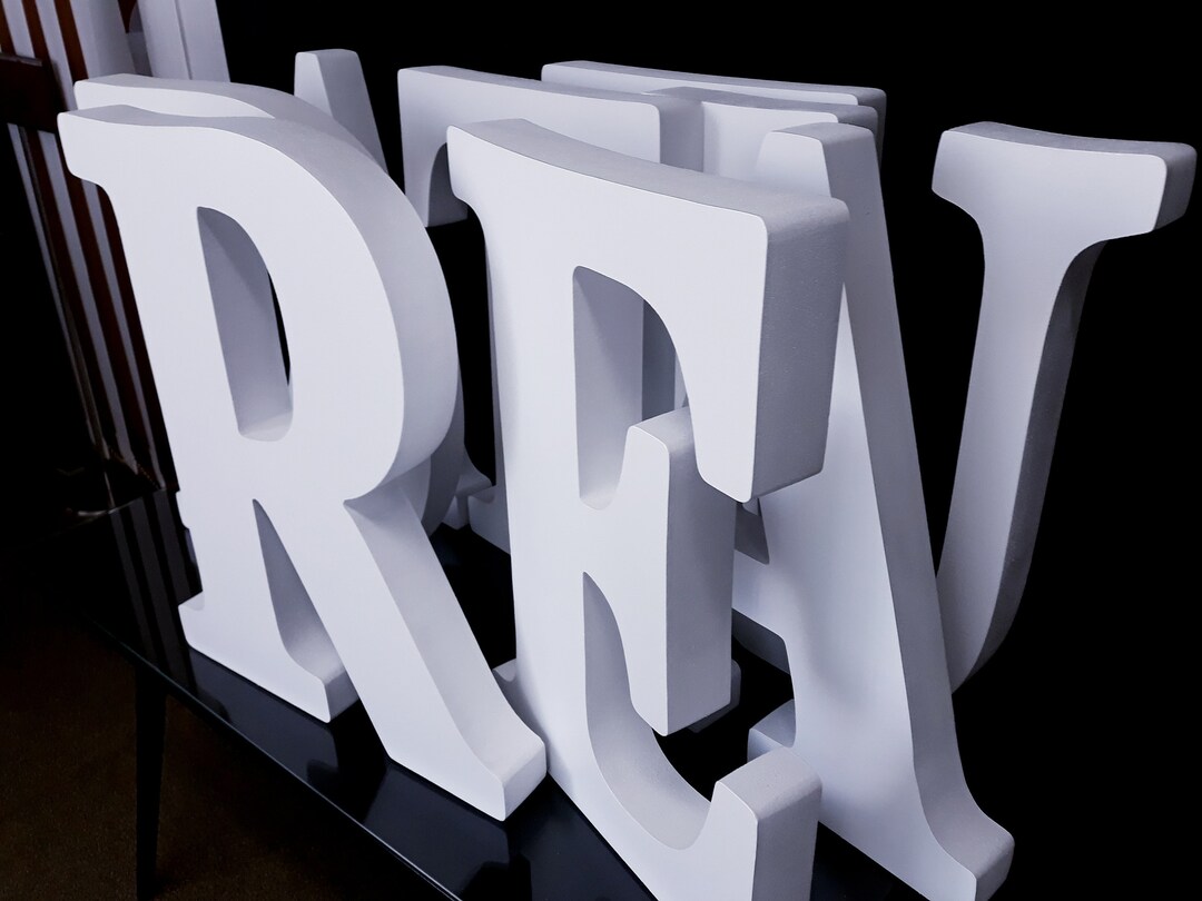 Styrofoam Letters 3D 20",foam Gold Numbers 20 Inches,large Free ...