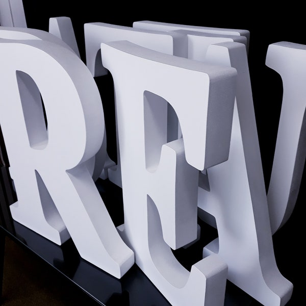 Large Foam Letters - Etsy