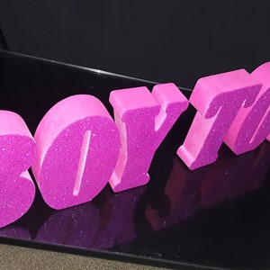 Styrofoam Letters 3D 8", 3D Name Styrofoam 8 Inches,large Free Standing ...