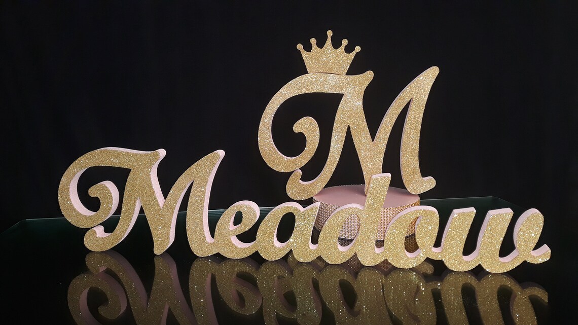 Birthday Decorations3d Name Styrofoam Foam Lettersbaby - Etsy