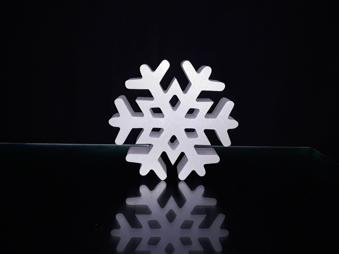 Snowflake Styrofoam 10 Inchesdecorative Snowflake Christmas | Etsy