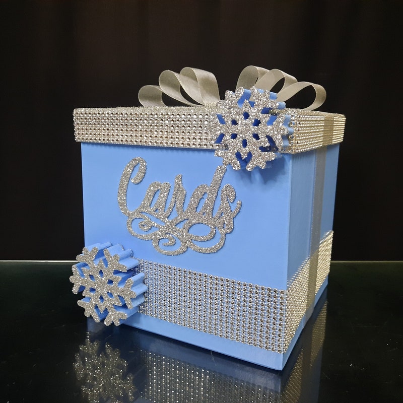 Winter Wedding Card Box - Etsy