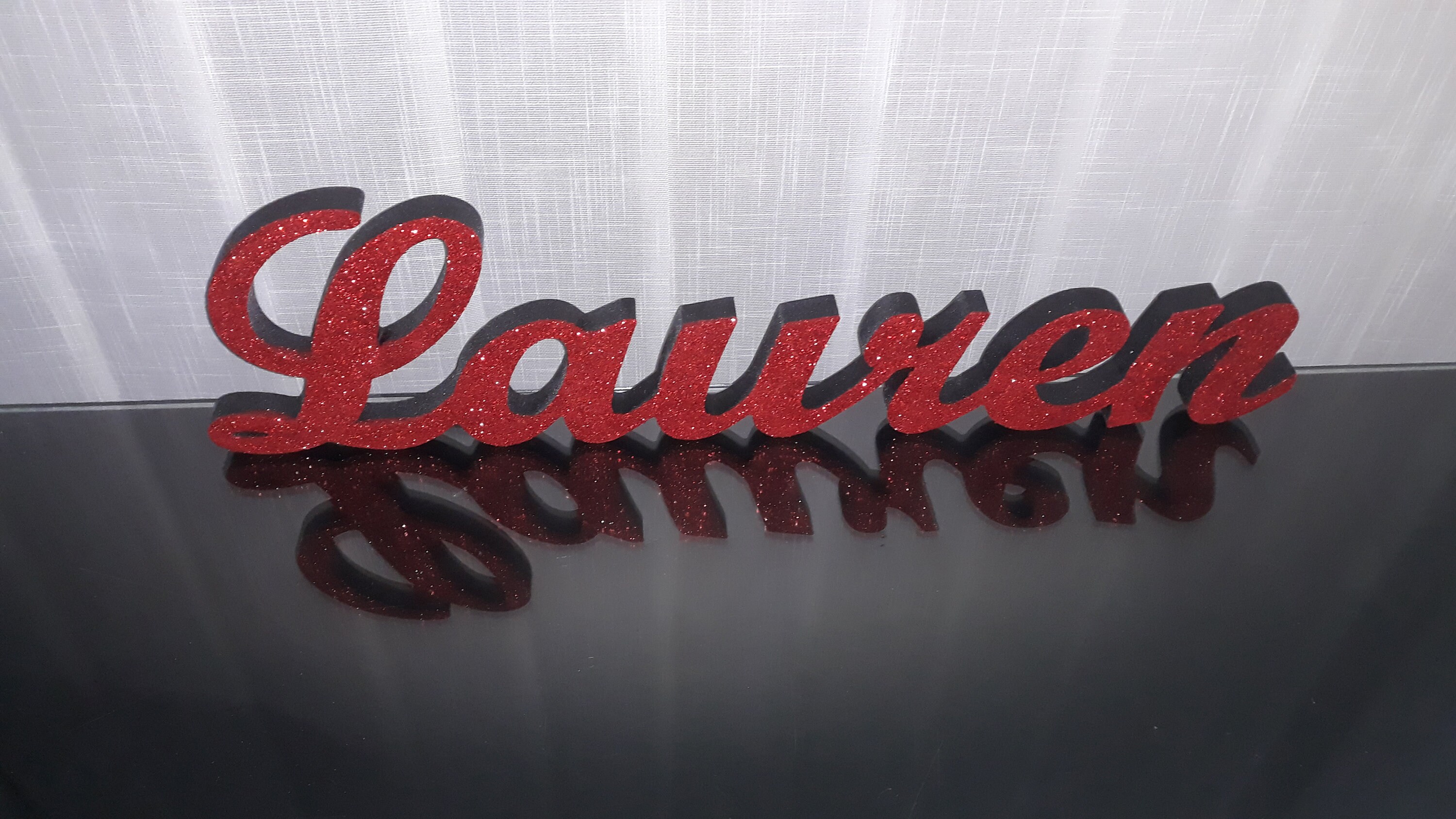 The Name Lauren In Glitter