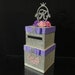 A Two-tier Card Box With Rose a Two-story Cardbox a Box for - Etsy