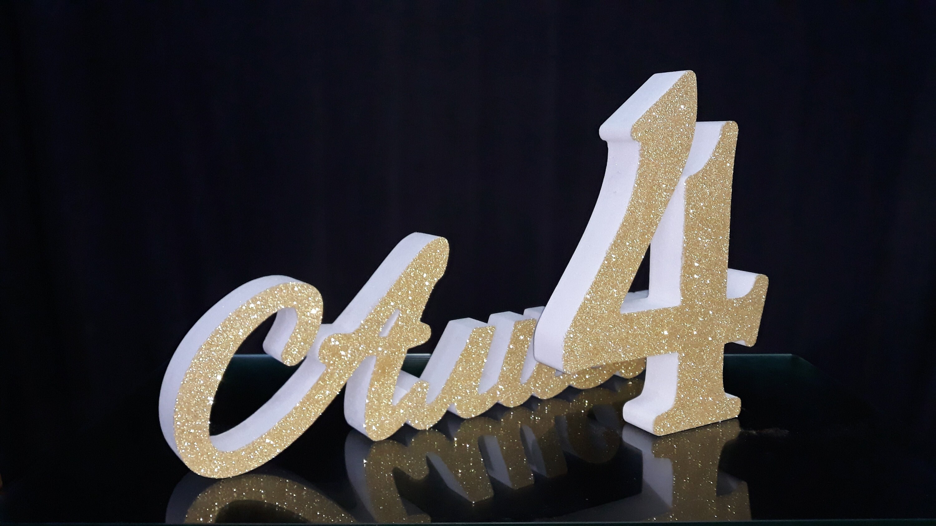 Set Big 3D Name and One Number From Styrofoamfirst - Etsy