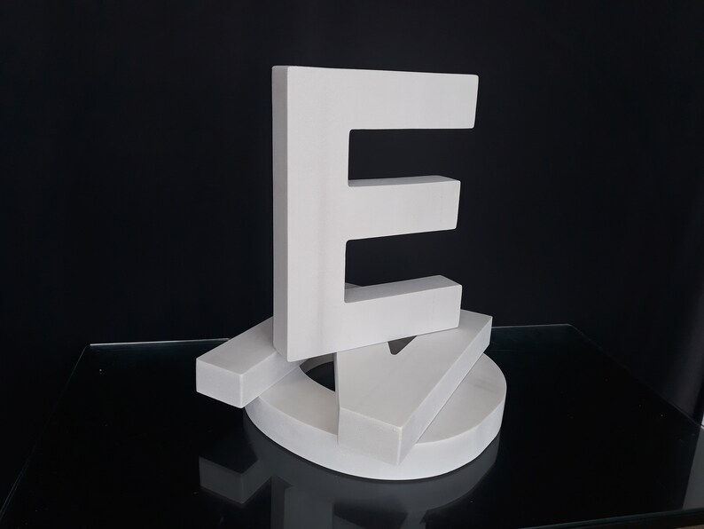 3D Letters From the Foam ONE Decor Letters the First - Etsy