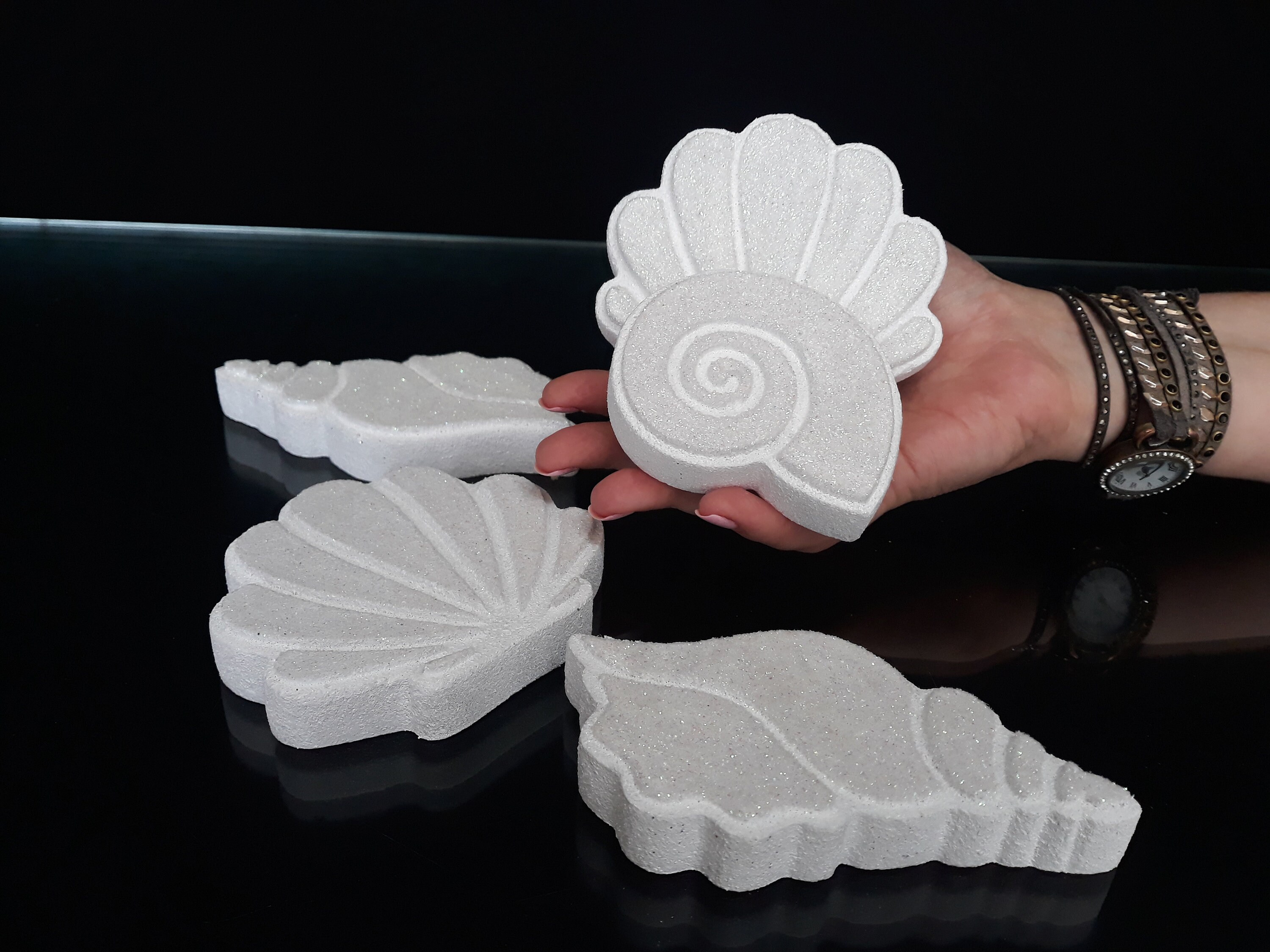 Styrofoam Shell Set Decorative Shells Beach Party Shells | Etsy