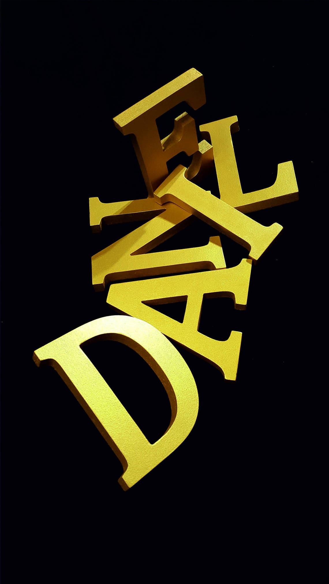 Gold Glitter Custom Name 3dgold Daniel Letters Name Age - Etsy