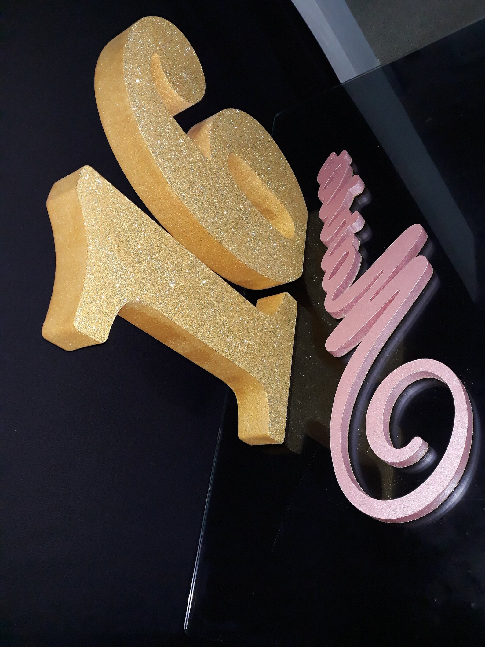 Set Big 3D Name and Two Number From Styrofoamfirst | Etsy