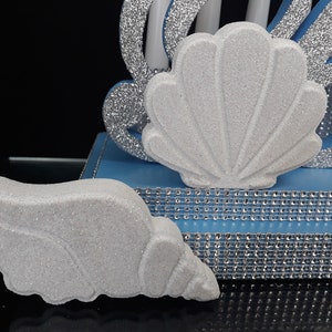 Sweet 16 Candelabra Seashells, White Shell,sweet 16 Beach Party,sweet16 ...