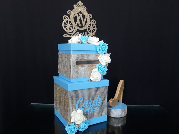 Cardbox Sweet 16 Birthday Light Blue Cardboxlight Blue | Etsy