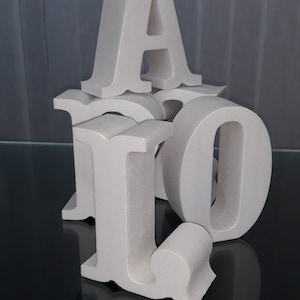 3D Styrofoam Letters,shop Sign,foam Numbers,foam Personalized Name ...