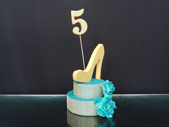 Table number Centerpiece Shoe on standCentral decor on the | Etsy