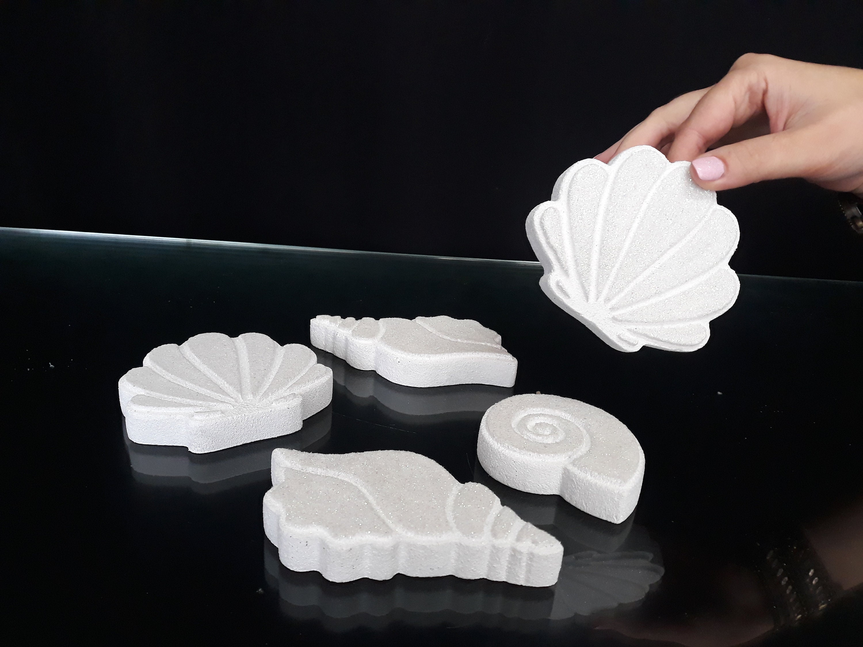 Styrofoam Shell Set Decorative Shells Beach Party Shells | Etsy