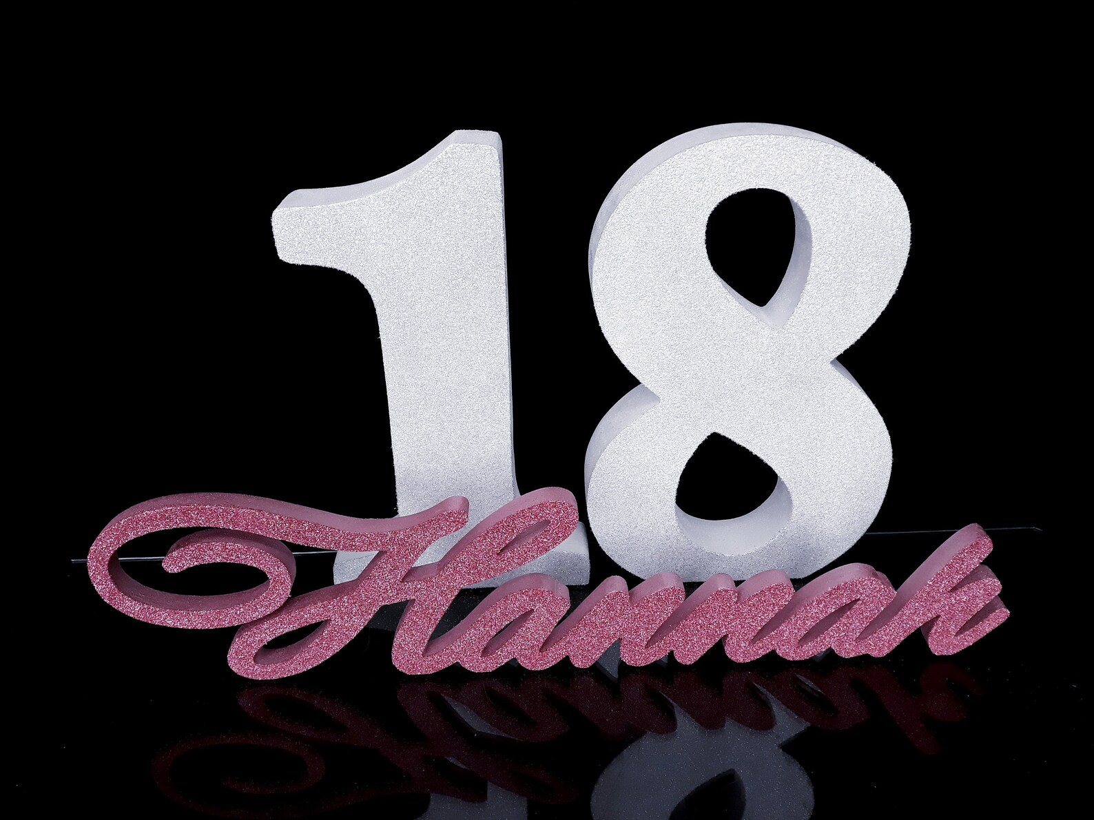 Set Big 3D Name and Two Number From Styrofoamfirst - Etsy