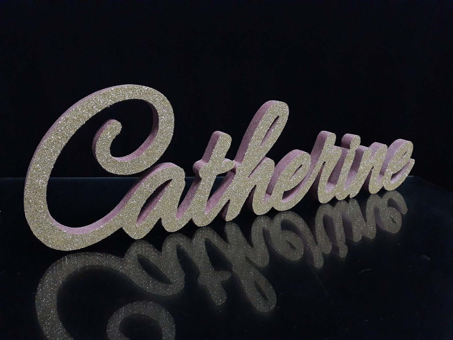 Name Baby Styrofoam Custom3d Name Glitterfoam Letters Name - Etsy