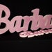 Big Pink 3D Sign 12 Styrofoam Custom Namegold Letters - Etsy