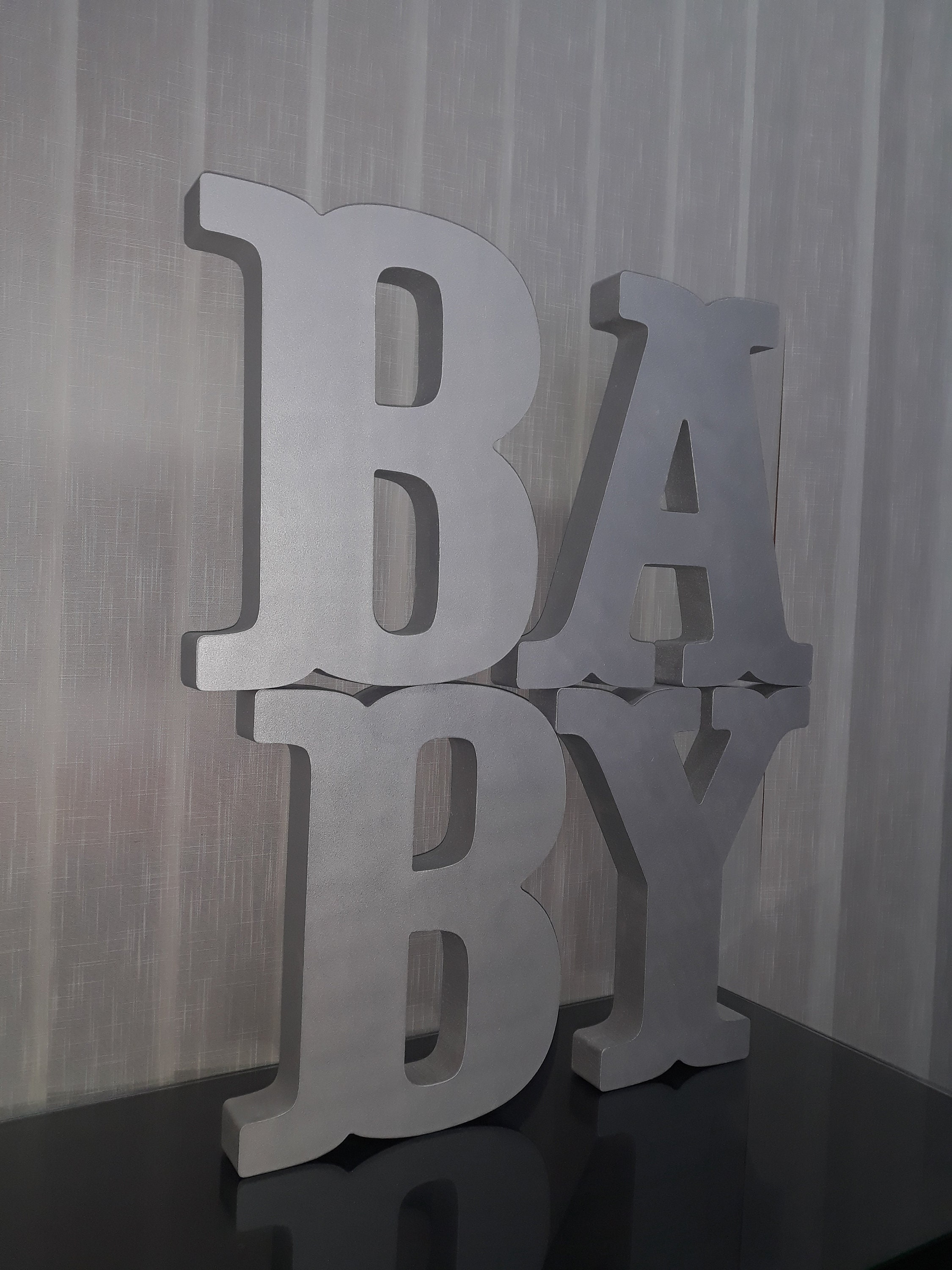 Styrofoam Letters Silver 3D 15foam Numbers 15 - Etsy