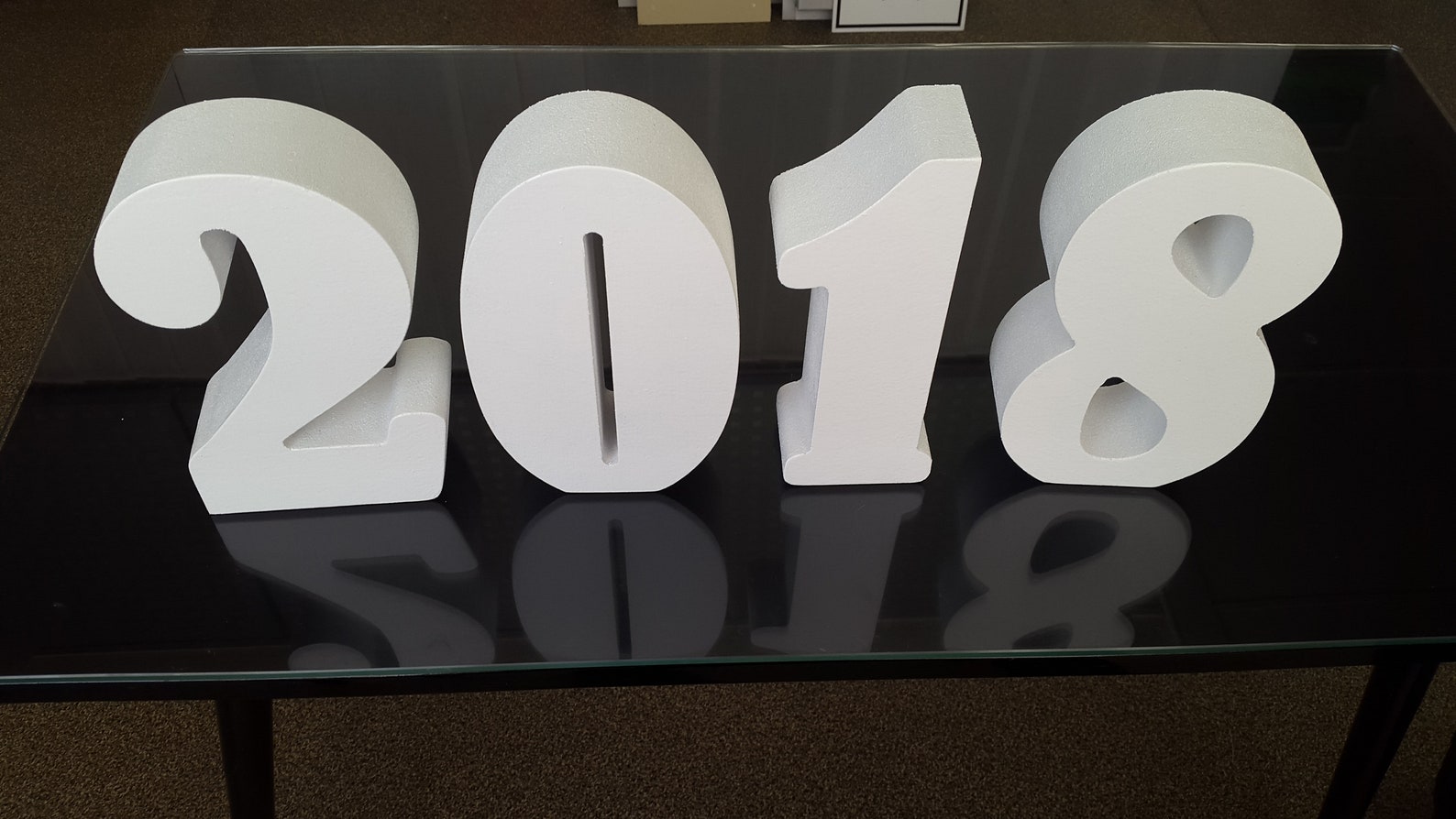 Styrofoam Letters 3D 8 Styrofoam Numbers 8 Incheslarge - Etsy