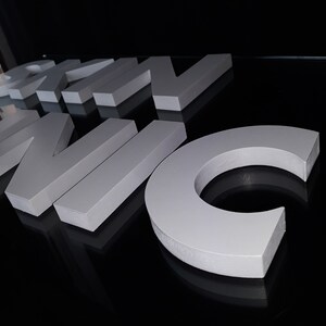 3D Styrofoam Letters 1" Thickness,shop Sign,anniversary Letters,foam ...