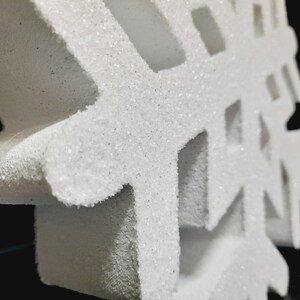 Snowflake Styrofoam Glitter,decorative Snowflake, Christmas Snowflake ...