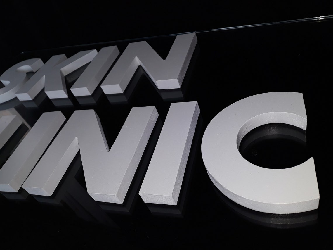 3D Styrofoam Letters 1 Thicknessshop Signanniversary - Etsy