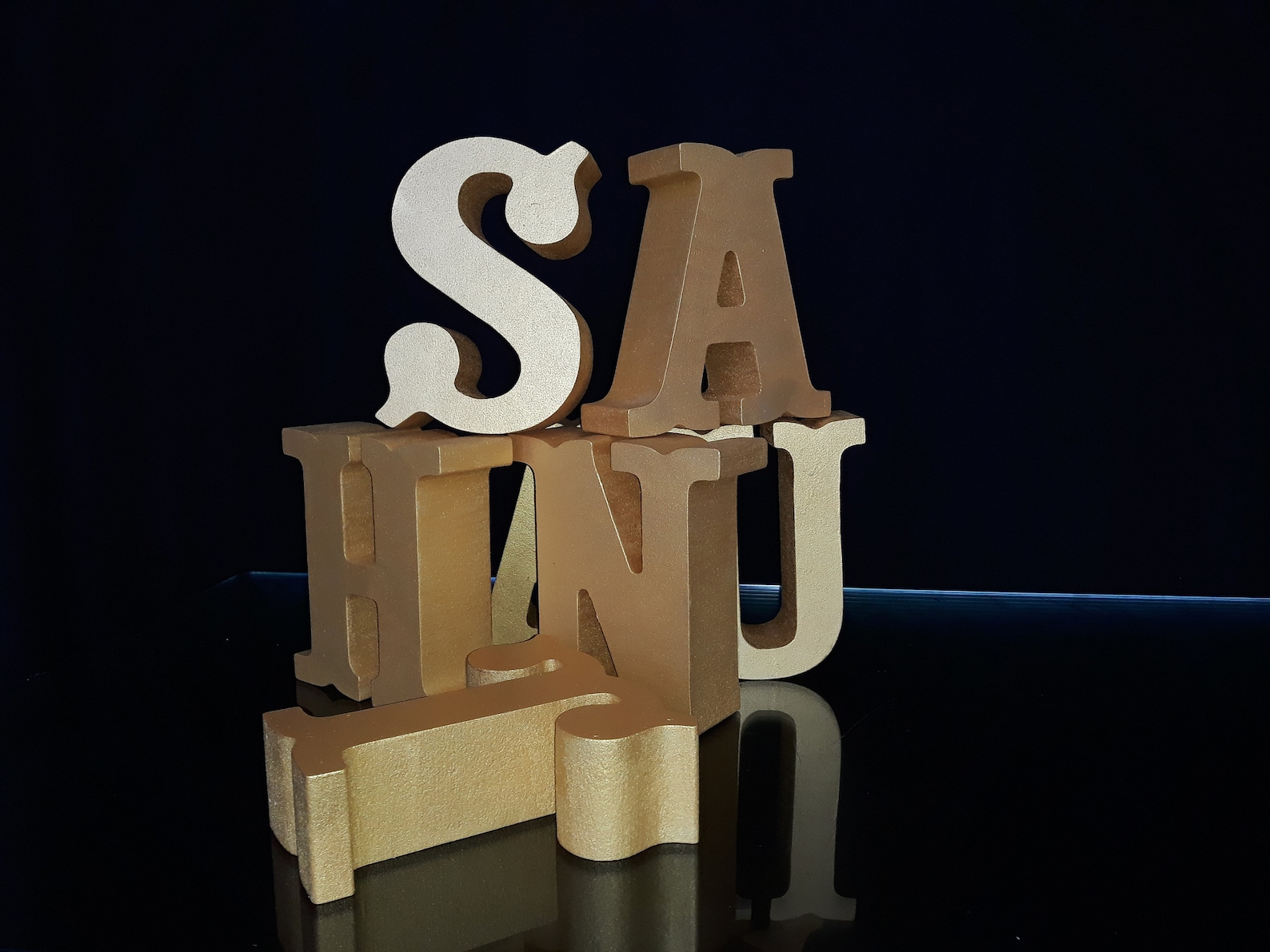 3D Styrofoam Gold Lettersshop Signfoam Numberspersonalized - Etsy