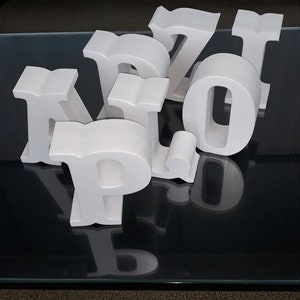 Personalized Name,3d Styrofoam Letters,shop Sign,foam Numbers,name ...