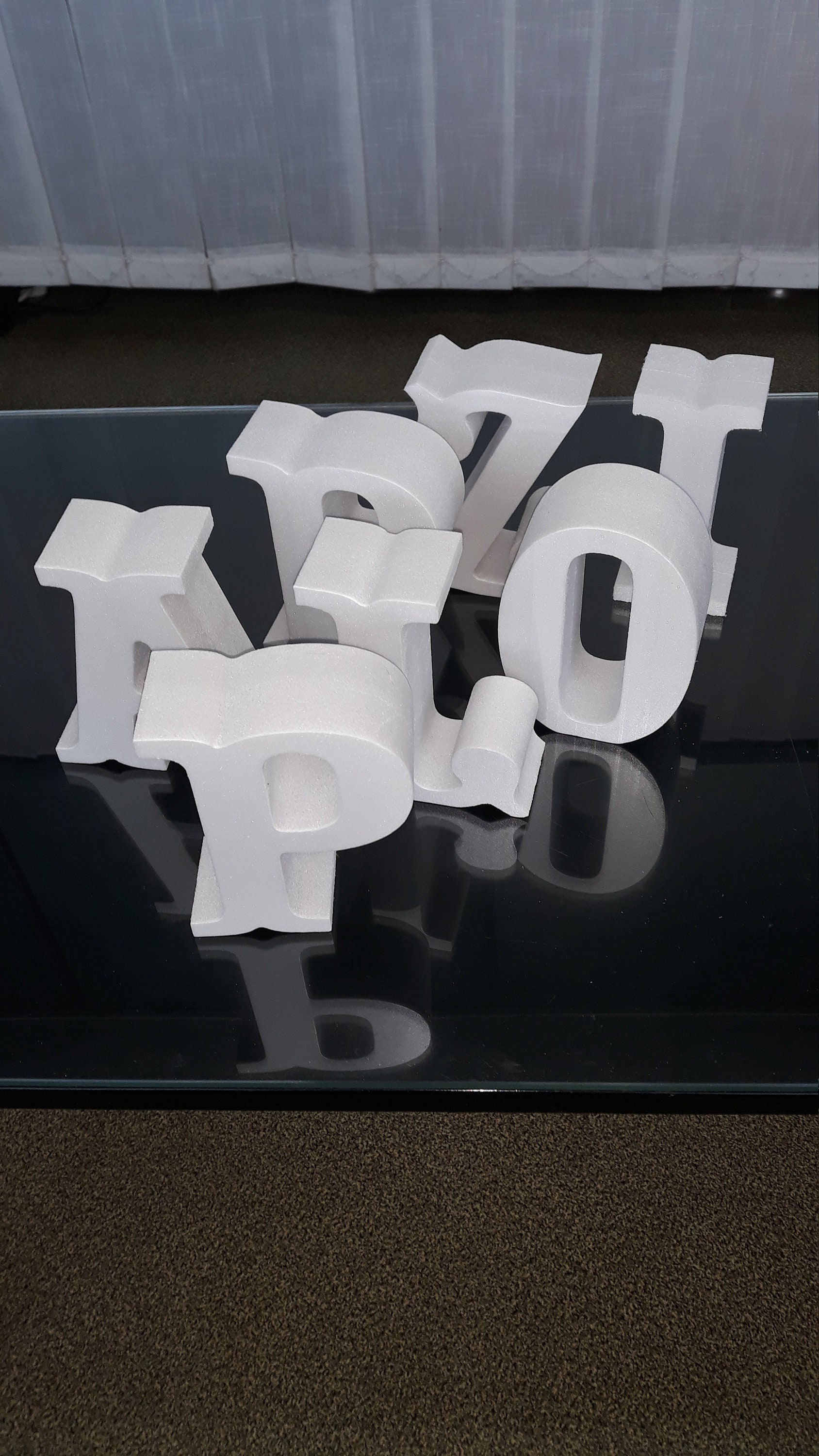 Personalized Name3d Styrofoam Lettersshop Signfoam - Etsy