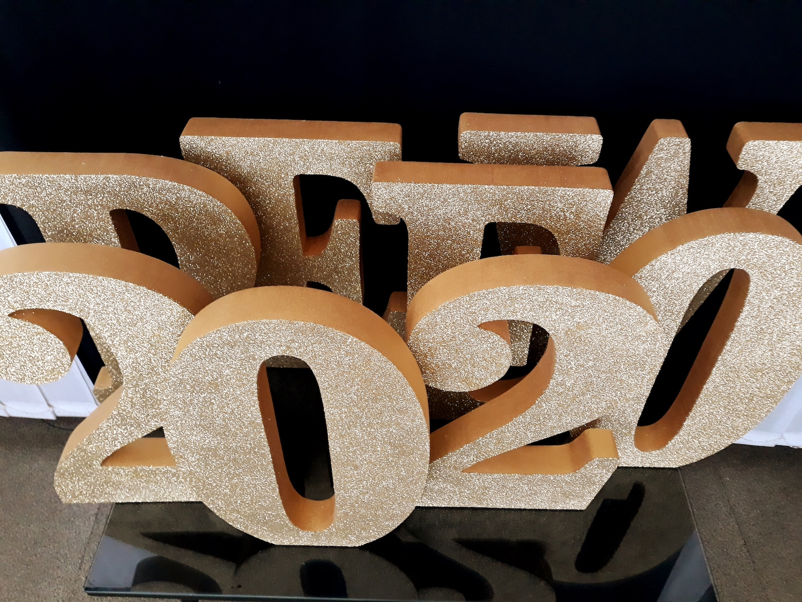 Styrofoam Letters 3D 20foam Gold Numbers 20 Inches3d - Etsy