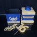A Two-tier Card Box Navy Blue, a Two-story Cardbox,box for Cards Blue ...