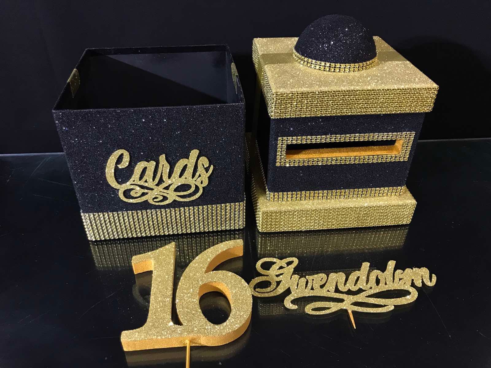 A Two-tier Card Box Red a Two-story Cardboxbox for Cards | Etsy