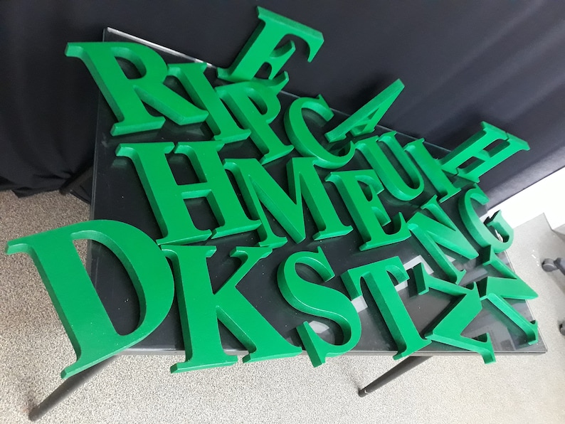 3D Styrofoam Letters 1 Thicknessgrin Foamshop - Etsy