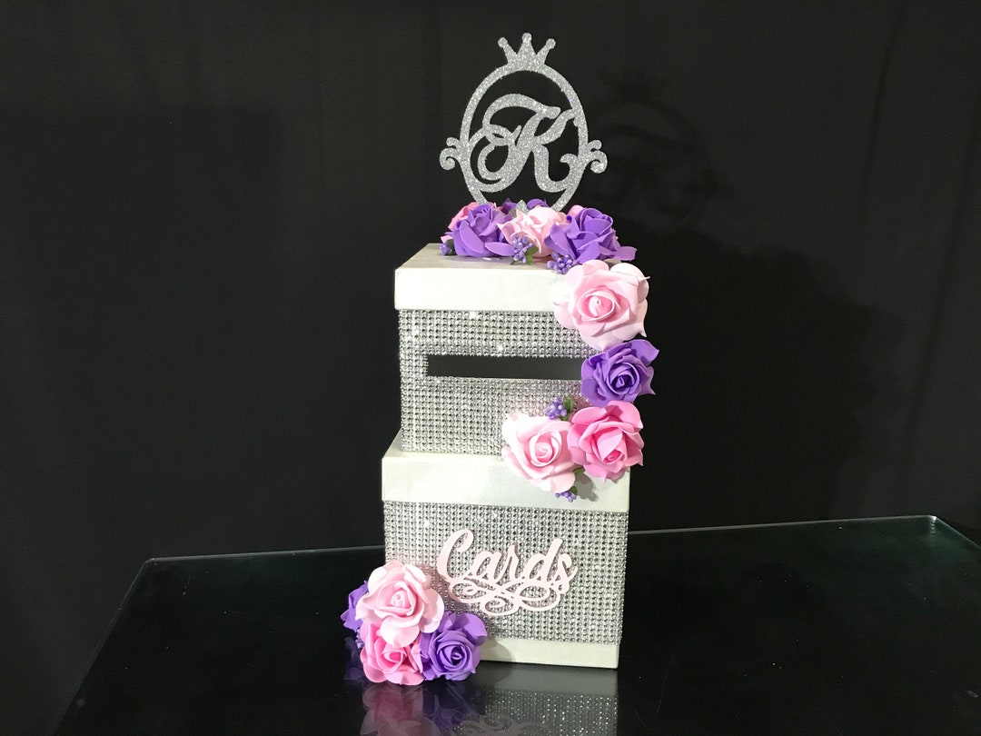 Cardbox Sweet 16, Birthday Cardbox, Lavender Cards,lavender Roses ...