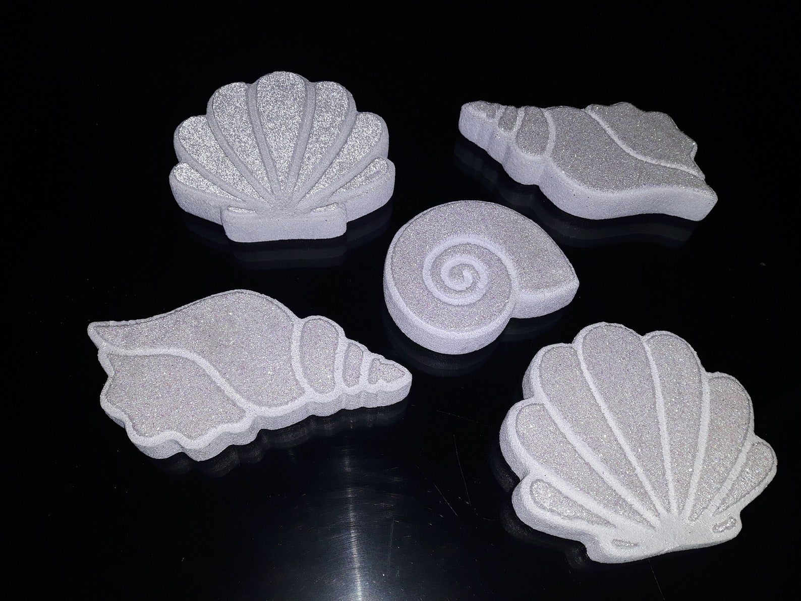 Styrofoam Shell Set Decorative Shells Beach Party Shells | Etsy