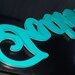 Turquoise Color Custom Name 3D Jody Gold Glitter,styrofoam Name,foam ...