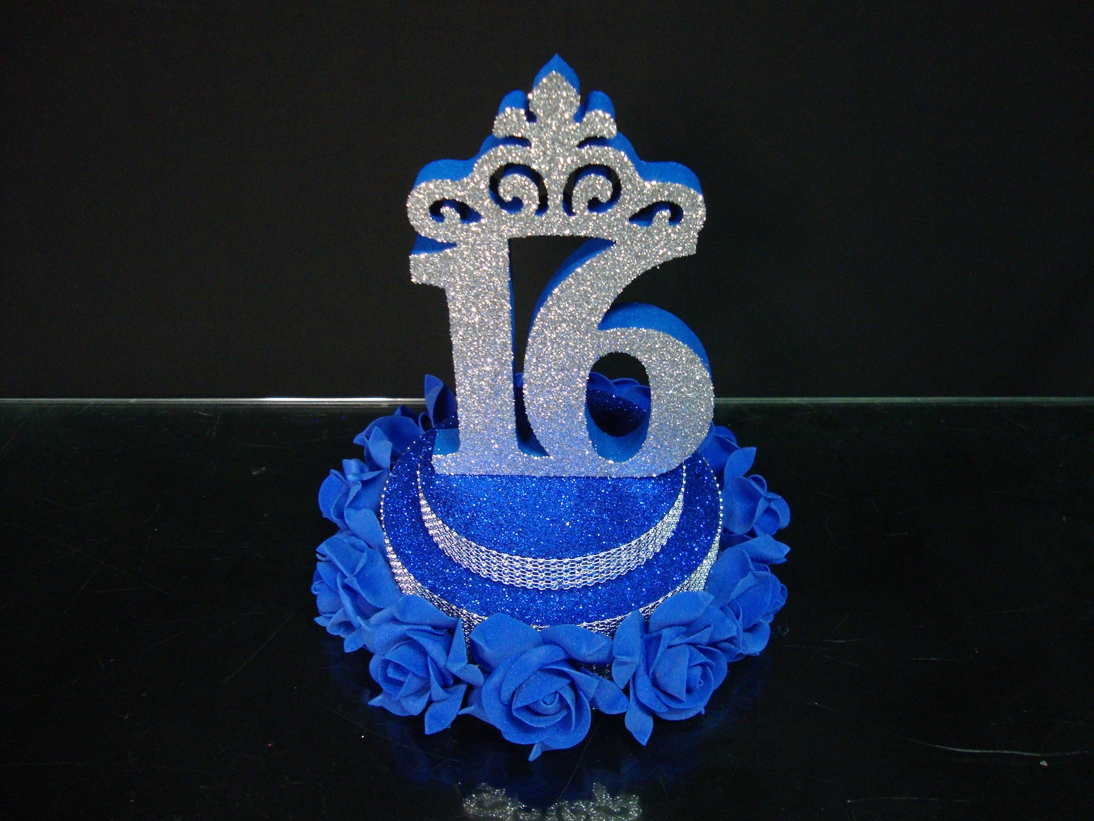 Numbers on Stand Rose Central Decor Central Element on the - Etsy