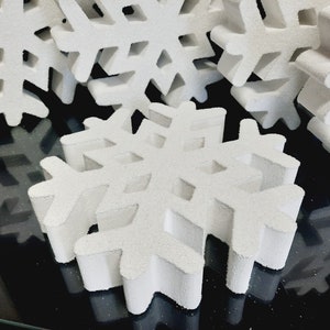Snowflake Styrofoam Glitter,decorative Snowflake, Christmas Snowflake ...