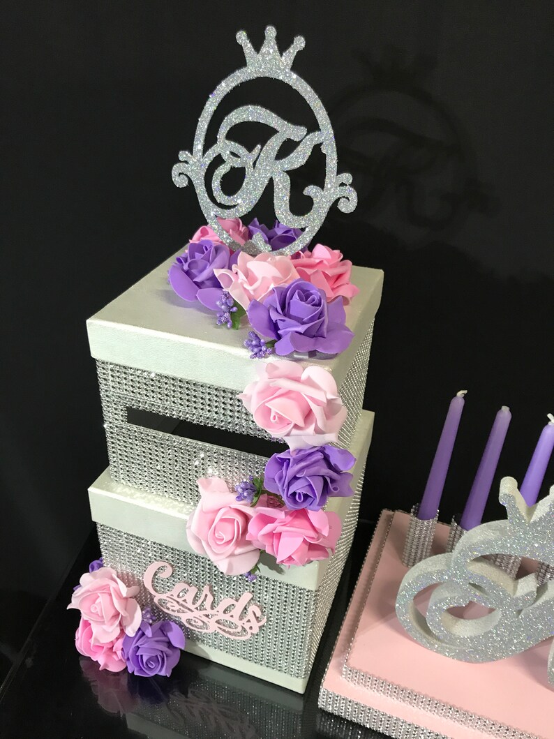 Cardbox Sweet 16 Birthday Cardbox Lavender Cardslavender - Etsy