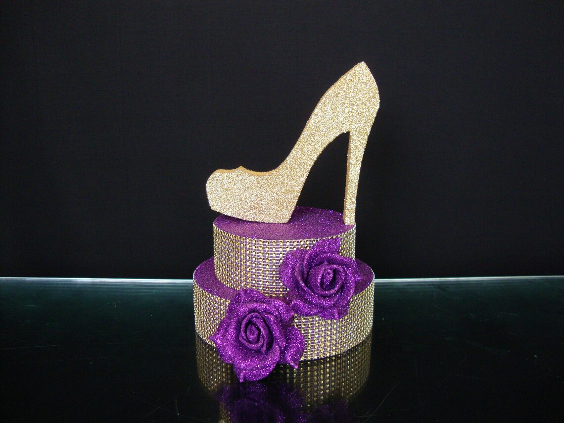 Centerpiece Shoe on Standcentral Decorcentral Element on the | Etsy