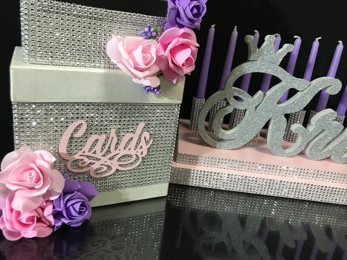 Cardbox Sweet 16 Birthday Cardbox Lavender Cardslavender - Etsy