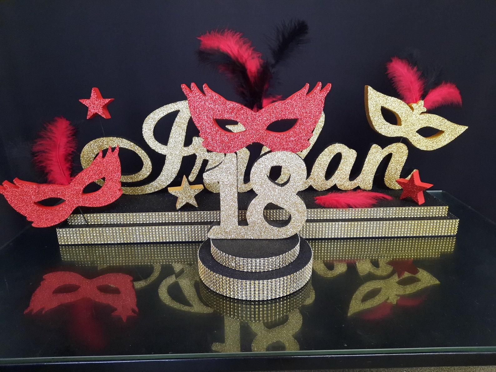 Masquerade SET Candlelabraceremony Candle Masquerad Sweet - Etsy