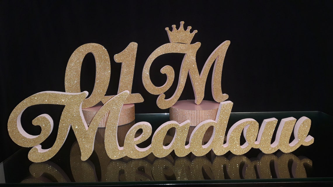 Birthday Decorations3d Name Styrofoam Foam Lettersbaby - Etsy