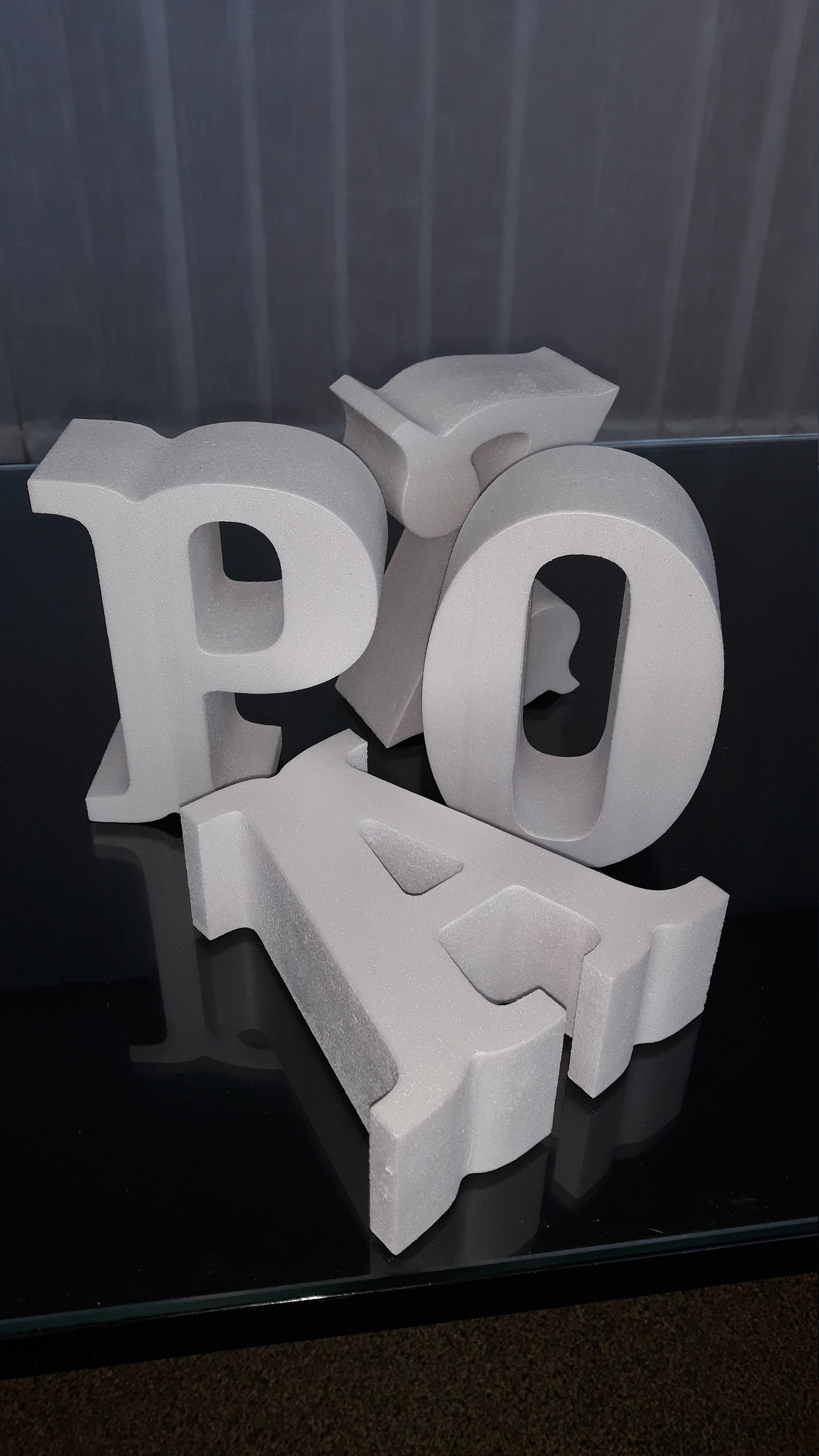 Personalized Name3d Styrofoam Lettersshop Signfoam - Etsy