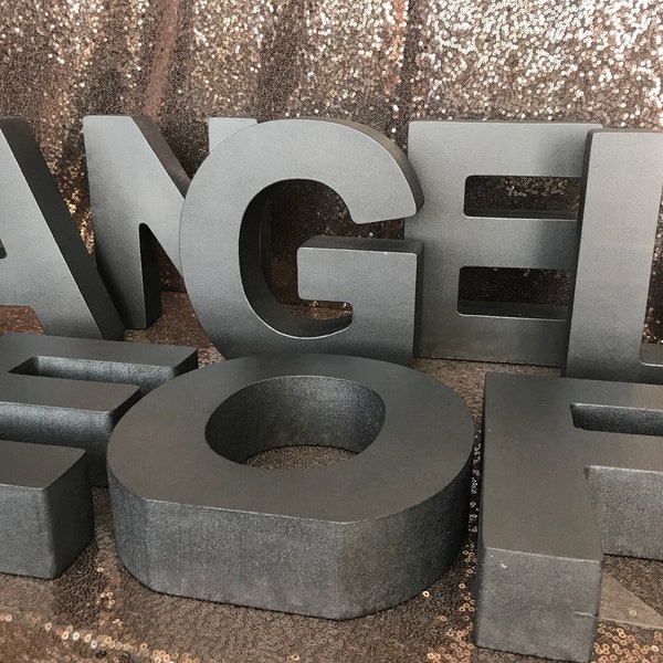 3d Black Letters - Etsy
