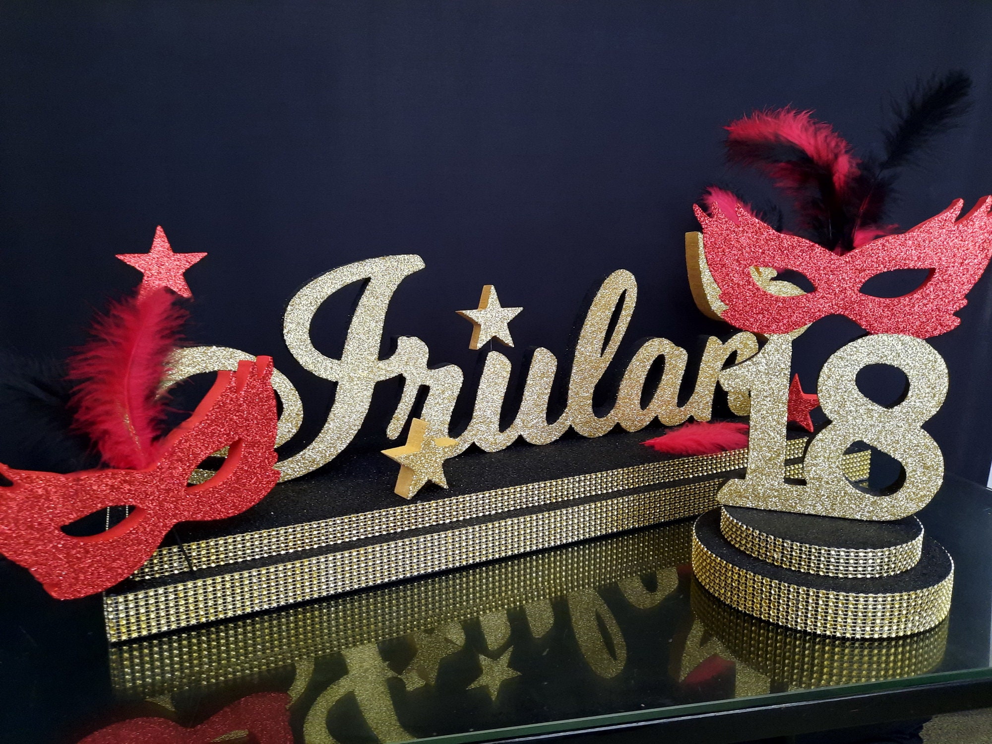 Masquerade SET Candlelabraceremony Candle Masquerad Sweet - Etsy