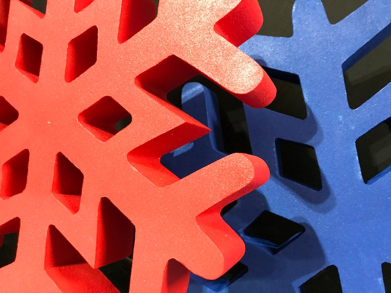 Snowflake styrofoam 10 inchesDecorative Snowflake Christmas | Etsy