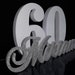 60 Sign,set Big 3D Name Two Number From Styrofoam,first Birthday,sign ...